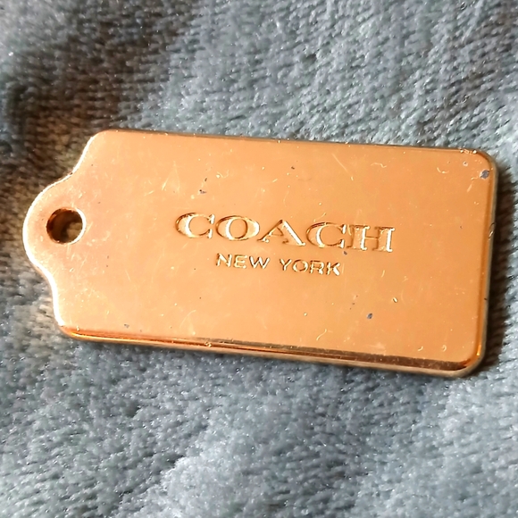 Coach | Bags | Coach Gold Hangtag | Poshmark